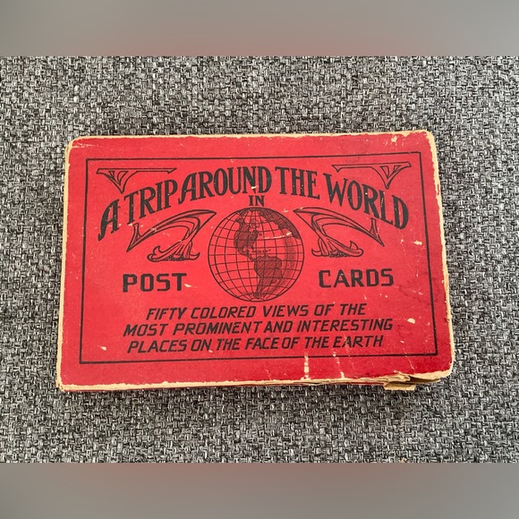 Other | Vintage A Trip Around The World Post Card Set | Poshmark